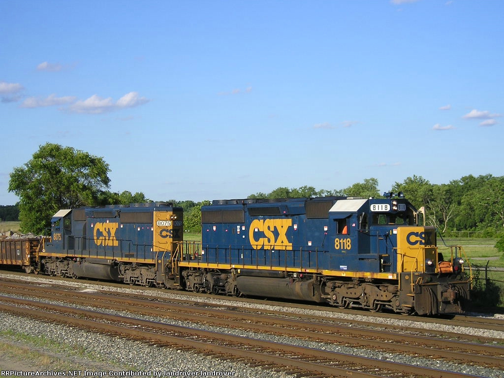 CSXT 8118 On CSX J 791 South